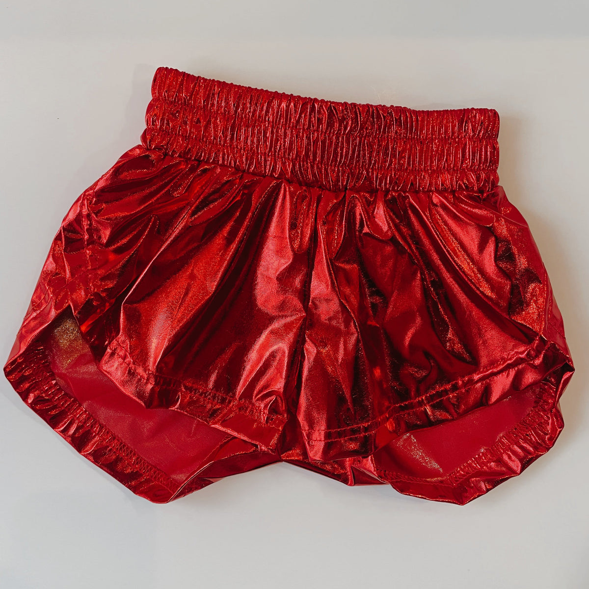 Red Metallic Shorts – Simply Sweet Kids